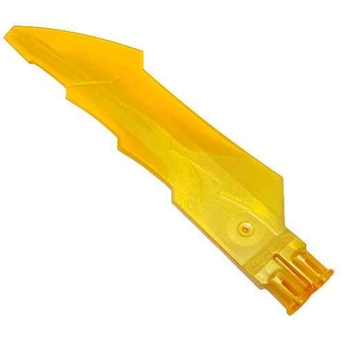 LEGO PART 79895pat0001 Weapon Sword with Jagged Edges, Double Axle Hole ...