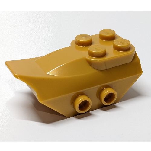 LEGO PART 79897 Brick Special 2 x 5 with Slope, Studs on Side ...