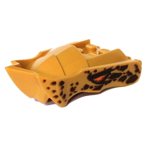 LEGO PART 80017pr0001 Creature Body Part, Dragon Head Lower Jaw with ...