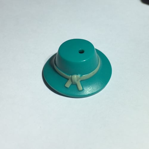 LEGO PART 13788pr0002 Hat Wide Brimmed with Knotted Tan Band Print ...