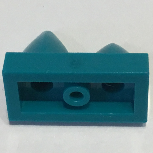 LEGO PART 15209 Tile Special 1 x 2 with Two Vertical Teeth / Tooth ...