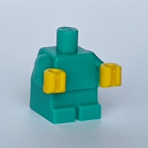 LEGO PART 25128c01 Baby / Toddler Body with Fixed Arms and Yellow Hands ...