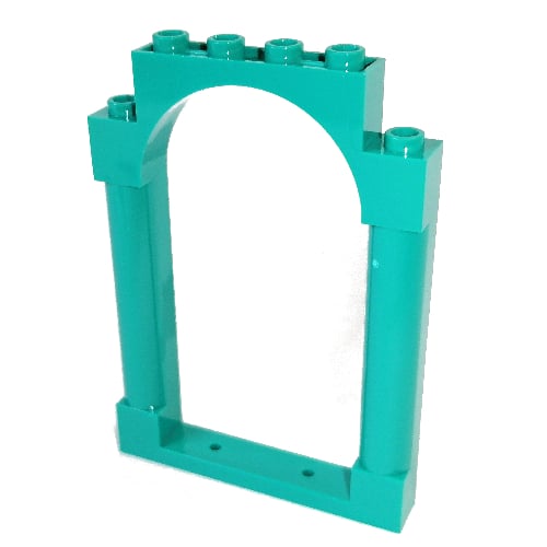 LEGO PART 40066 Panel 1 x 6 x 7 with 2 Columns and Arch | Rebrickable ...