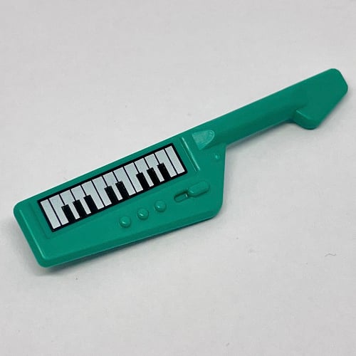 LEGO PART 66944pr0002 Musical Instrument Keytar with Piano Keys, Black ...