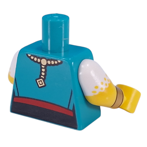 LEGO PART 973g27c01h01pr0003 Torso, Dual Molded Arms with Gold Chains ...