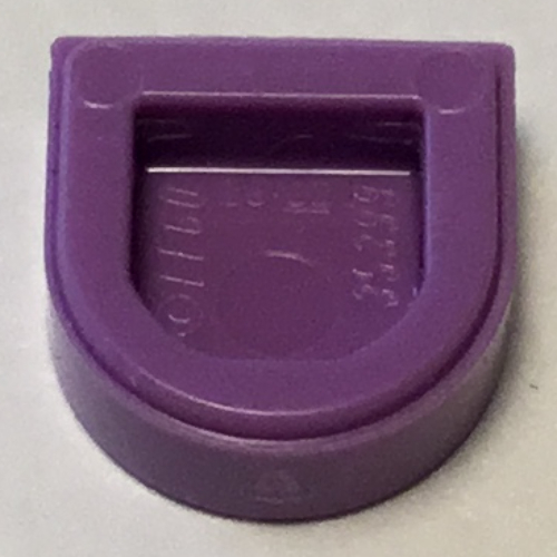 LEGO PART 24246 Tile Round 1 x 1 Half Circle | Rebrickable - Build with ...