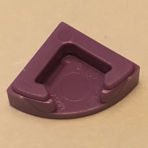 LEGO PART 25269 Tile Round 1 x 1 Quarter | Rebrickable - Build with LEGO