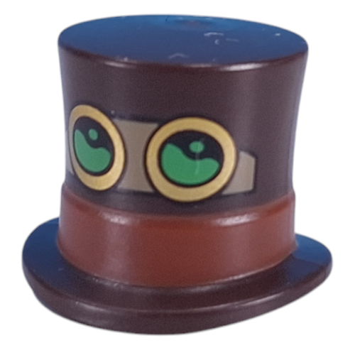 LEGO PART 101777pr0003 Top Hat with Reddish Brown Band, Dark Tan Strap ...