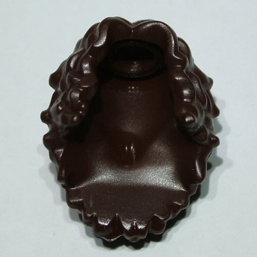 LEGO PART 20595 Hair Long Tousled with Center Part | Rebrickable ...