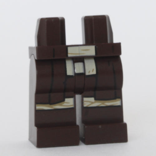 LEGO PART 970c07pr2382 Hips and Dark Brown Legs with Dark Brown/Tan ...
