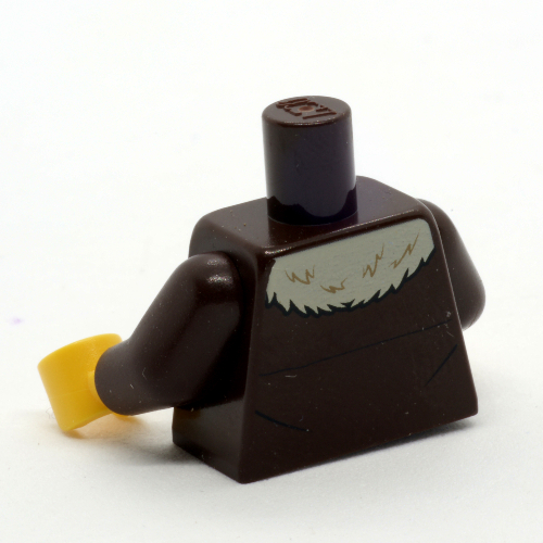 LEGO PART 973c07h01pr4055 Torso Jacket with Fur Collar over Prison ...