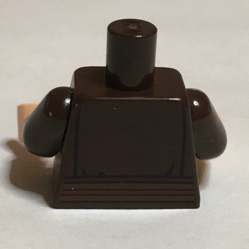 LEGO PART 973c07h02pr2082 Torso Jedi Robe, Belt and Black Open-Neck ...