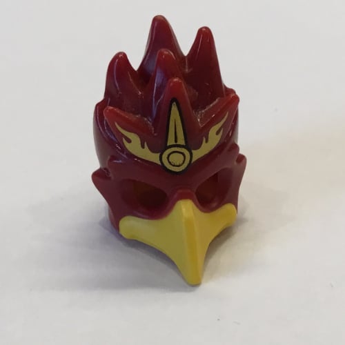 LEGO PART 16656pr0001 Mask Bird (Phoenix) with Yellow Beak and Gold ...