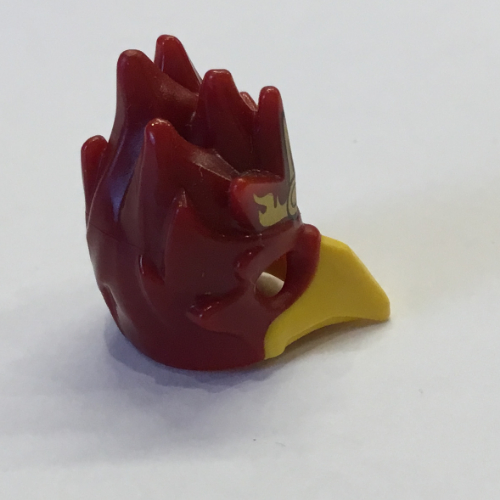 LEGO PART 16656pr0001 Mask Bird (Phoenix) with Yellow Beak and Gold ...
