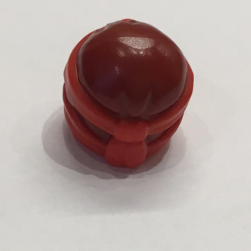 LEGO PART 19857pat0002 Wrap with Short Back Knot, Red Pattern ...