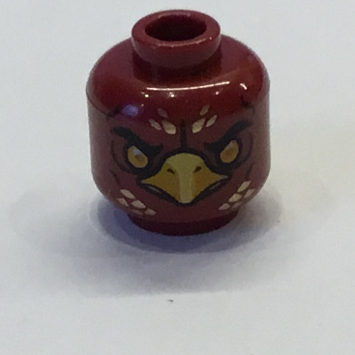 LEGO PART 3626cpr1428 Minifig Head Fluminox, Dual Sided, Phoenix with ...