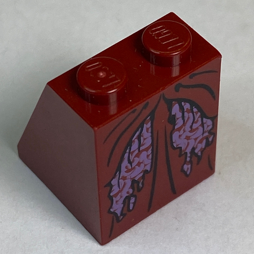 LEGO PART 3678bpr0033 Slope 65° 2 x 2 x 2 with Bottom Tube with Layered ...