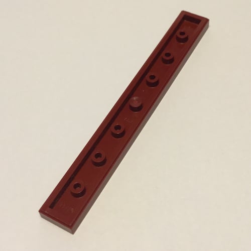 LEGO PART 4162 Tile 1 x 8 with Groove | Rebrickable - Build with LEGO