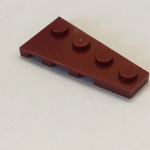 LEGO PART 41769 Wedge Plate 4 x 2 Right | Rebrickable - Build with LEGO