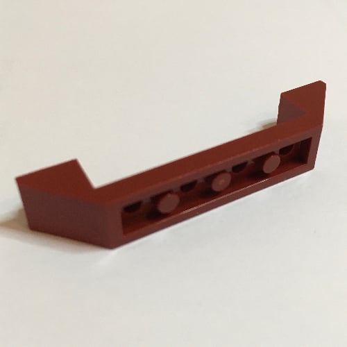 LEGO PART 52501 Slope Inverted 45° 6 x 1 Double with 1 x 4 Recessed ...