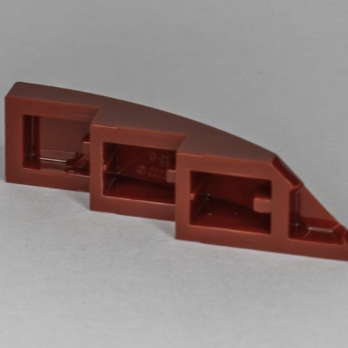 LEGO PART 5414 Slope Curved 1 x 4 with Stud Notch Right | Rebrickable ...