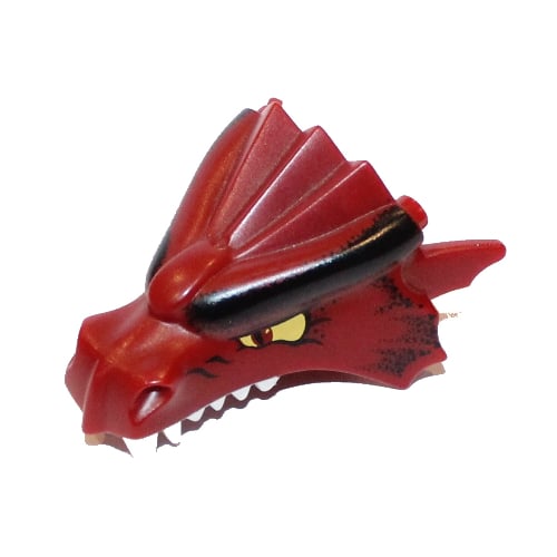LEGO PART 50108pr0001 Creature Body Part, Dragon Head Upper Jaw with ...