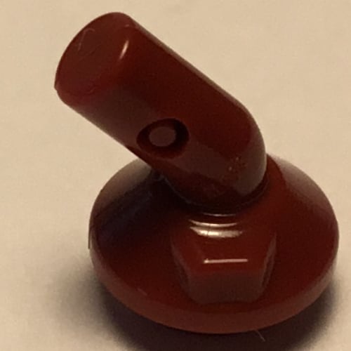 LEGO PART 65578 Bar, Angled with 1 x 1 Round Plate / Stud on End ...