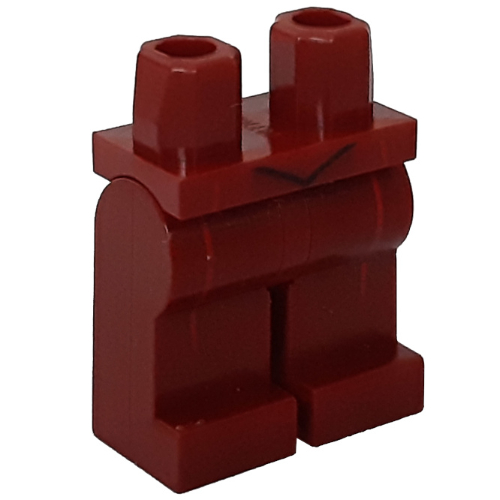 LEGO PART 970c10pr1210 Hips and Dark Red Legs with Black Pointed Line ...
