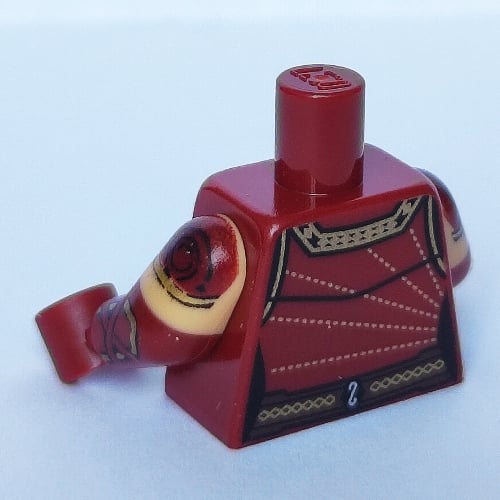 LEGO PART 973g70c10h10pr6634 Torso, Gold/Sand Blue/Dark Red Native ...