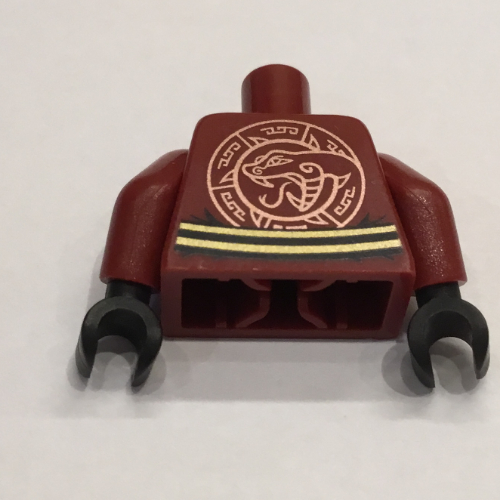 LEGO PART 973c10h03pr2861 Torso Robes with Black and Gold Belt and Trim ...
