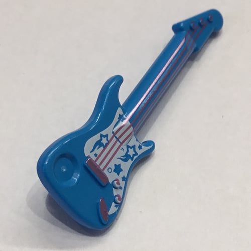 LEGO PART 11640pr0004 Musical Instrument Guitar Electric with White ...