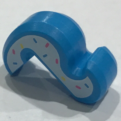 LEGO PART 15429pr0011 Animal Body Part, Cat Tail with Medium White ...