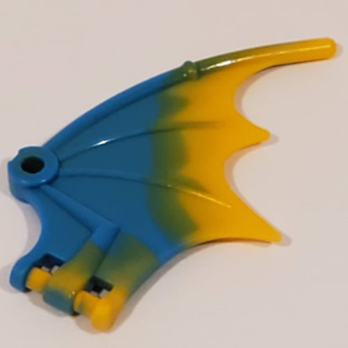 LEGO PART 38547pat0002 Creature Body Part, Dragon / Thestral Wing with ...