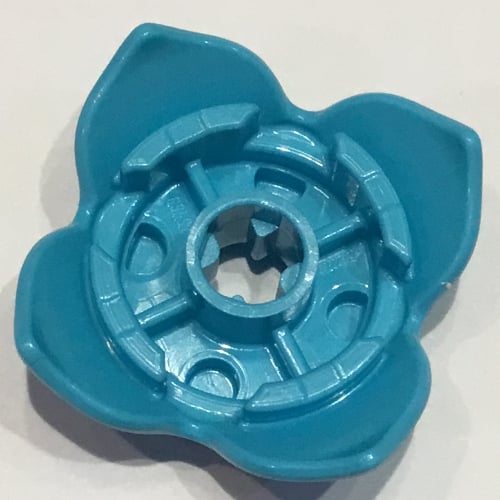 LEGO PART 15469 Plant, Leaves, Round 2 x 2 x 2/3 with + Axle Hole and 4 ...