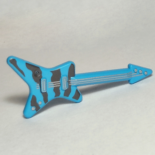 LEGO PART 17356pr0005 Musical Instrument Guitar Electric 'ML' Type with ...