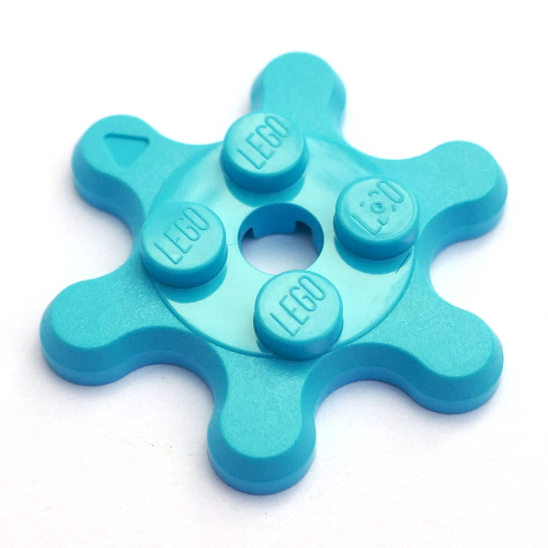 LEGO PART 35442 Plate Special 2 x 2 Splat Gear with 6 Teeth ...