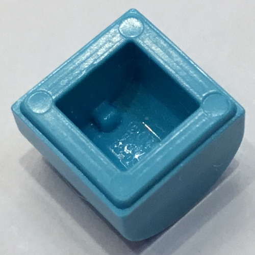 LEGO PART 49307 Brick Curved 1 x 1 x 2/3 Double Curved Top, No Studs ...