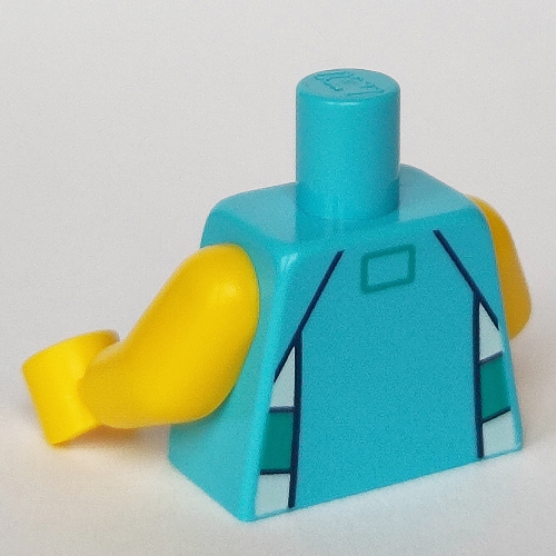 LEGO PART 973c01h01pr5540 Torso Bathing Suit, Jelly Fish Wearing ...