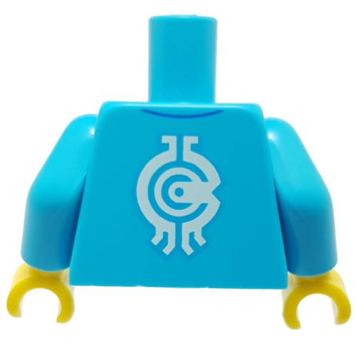 LEGO PART 973c42h01pr9999 Torso Sweater, Name Badge, Borg Store Logo ...