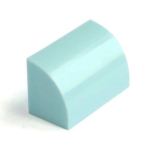 LEGO PART 37352 Brick Curved 1 x 2 x 1 No Studs | Rebrickable - Build ...