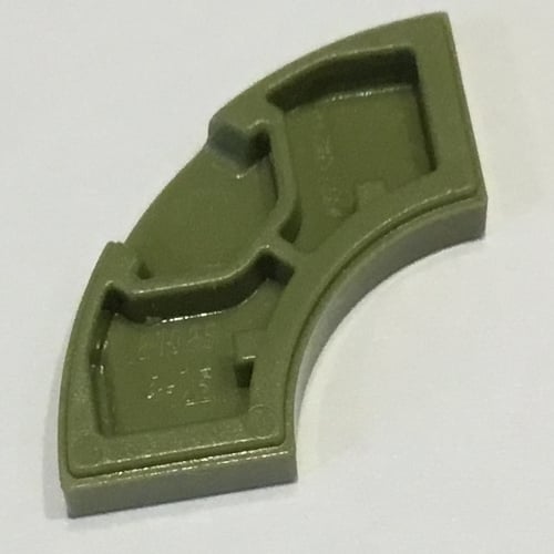 LEGO PART 27925 Tile 2 x 2 Curved, Macaroni | Rebrickable - Build with LEGO