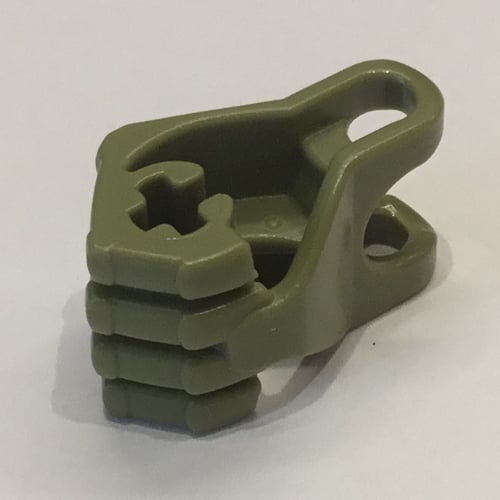 LEGO PART 93575 Large Figure Hand, Fist with Axle Hole, 4 Fingers ...