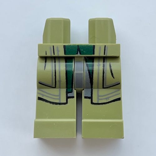 LEGO PART 970c20pr2381 Hips and Olive Green Legs with Olive Green/Dark ...