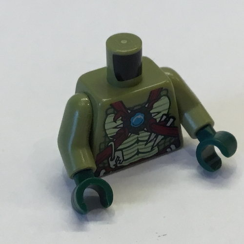 LEGO PART 973c20h35pr2245 Torso Muscles Outline, Chi Armour and Chi ...