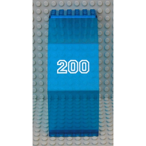 LEGO PART 2408pr0003 Panel 10 x 6 x 11 with Number 200 Print ...
