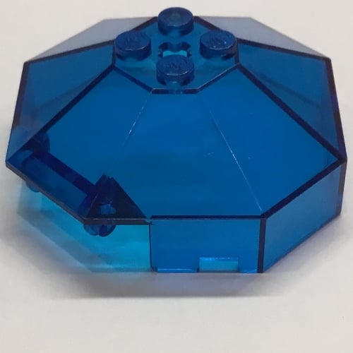 LEGO PART 2418b Windscreen 6 x 6 Octagonal Canopy with Axle hole ...