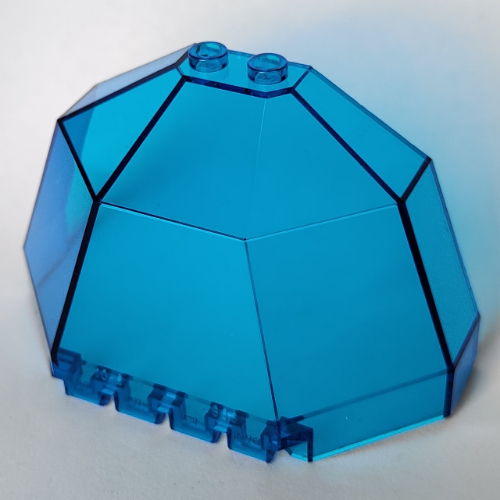 LEGO PART 6084 Windscreen 8 x 3 1/2 x 4 1/6 Half Octagon Aquanaut Sub ...