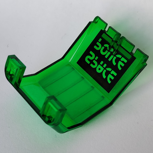 LEGO PART 2483pr0001 Windscreen 4 x 4 x 4 1/3 Helicopter with Space ...