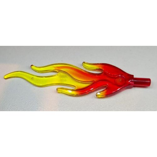 LEGO PART 85959pat0003 Wave / Flame Rounded Large with Marbled Trans ...