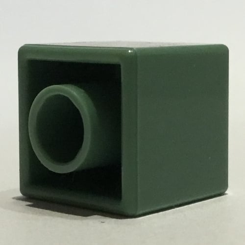 LEGO PART 19729pr0076 Minifig Head Special, Cube with Pixelated Nougat ...